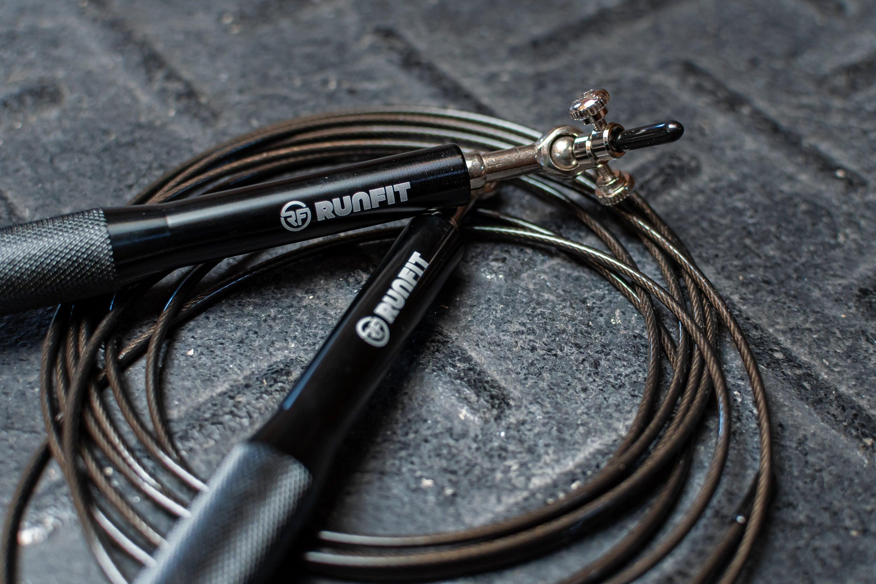 Speed Rope aluminio negra – RUNFIT Accesorios Fitness