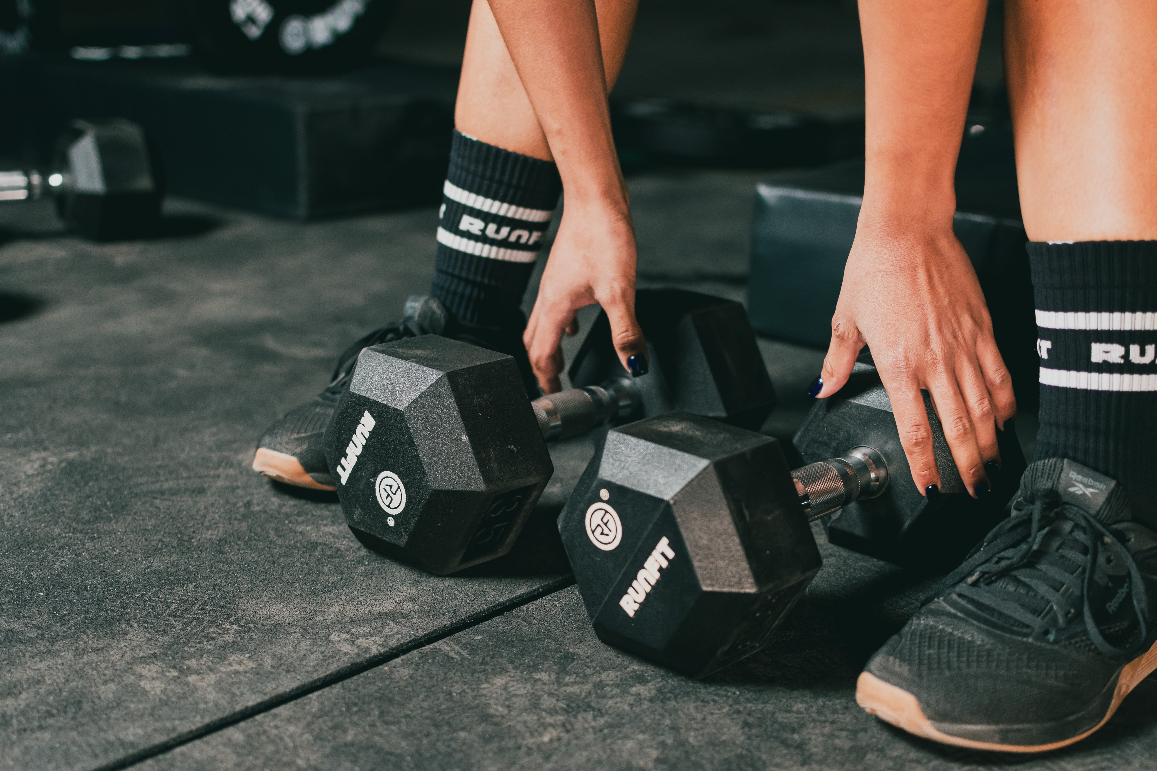 Mancuerna RUNFIT hexagonal 40 Lbs – RUNFIT Accesorios Fitness