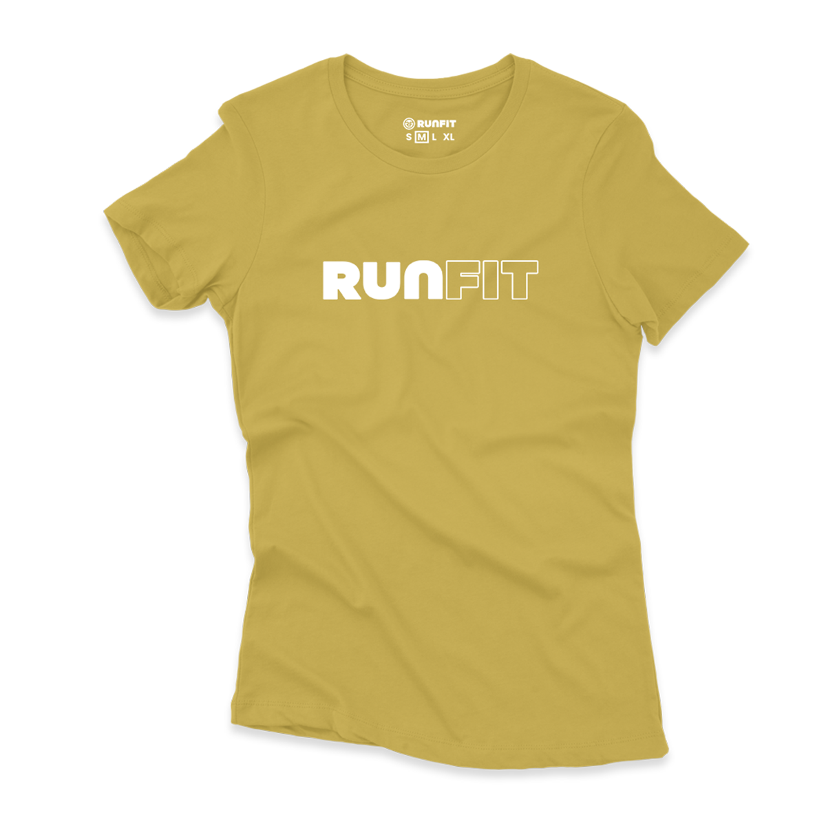 Playera - Basic Runfit Amarilla DAMA – RUNFIT Accesorios Fitness